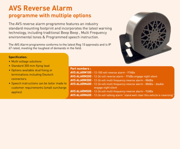 AVS-ALARM100 AVS-ALARM200 AVS-ALARM300 AVS-ALARM400 AVS-ALARM500 AVS ...